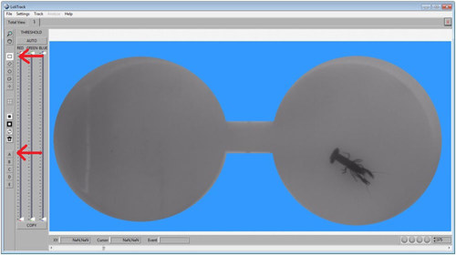 Draw a rectangular area in one compartment, and click on a Zone button (A, B, C...). This area ...