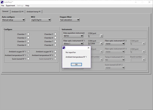 If the No input for: Ambient temperature N o 1 error message appears, you should check that the ...